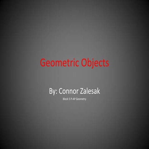Geometric Objects Pp | PPTX