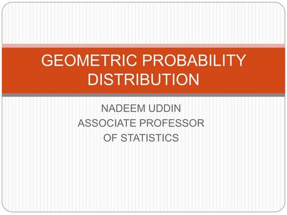 Uniform Distribution | PPTX