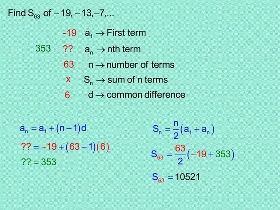 Geometric Sequences and Series it is for | PPT
