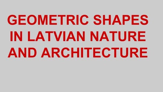 2 d shapes in irish life | PPT