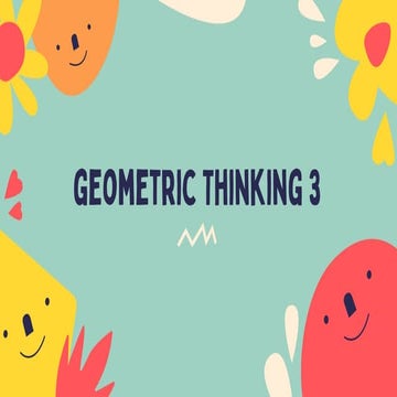 Geometric Thinking - Mathematics 3 | PDF