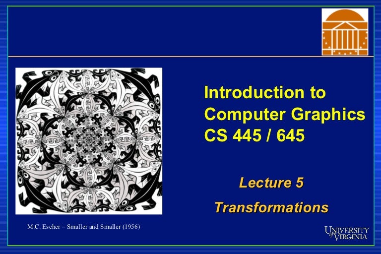 Geometric transformation cg