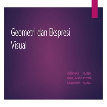 Geometri dan Ekspresi Visual | PPT