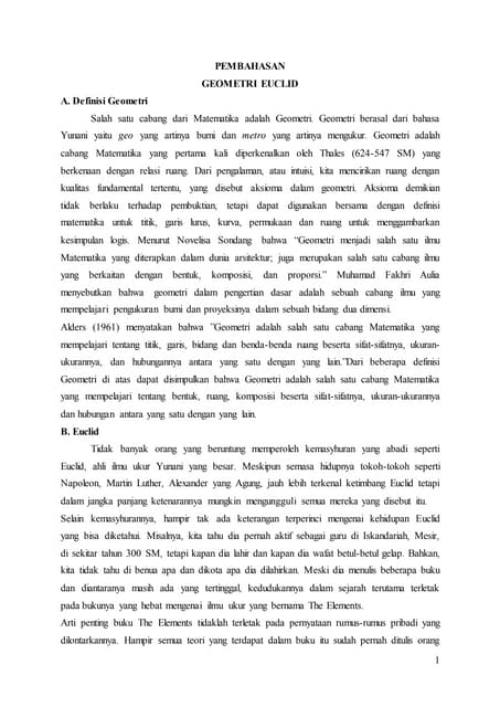 GEOMETRI SEBAGAI SISTEM DEDUKTIF, POSTULAT KESEJAJARAN EUCLIDES.pptx