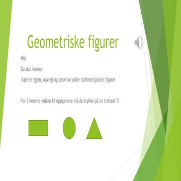 Geometriske figurer | PPTX