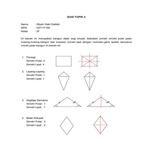 Geometri topik 4 | DOCX
