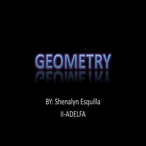 Geometry | PPTX