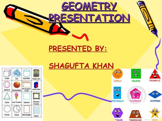 Geometry for kids-kinder garden kids-fun activity | PPT