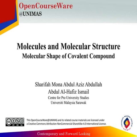 Molecular Shape of Covalent Compound | PPTX