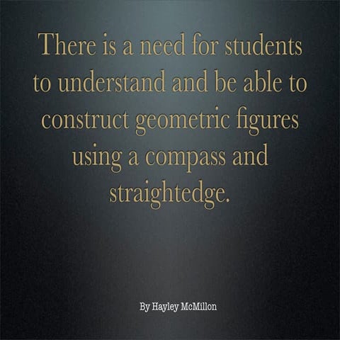 Geometry 1-7 Constructions | PPTX