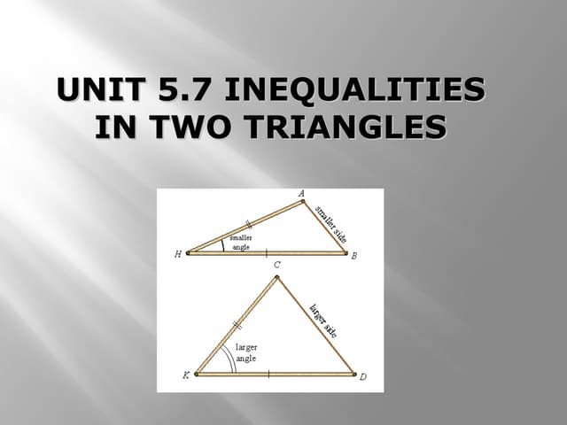 The Hinge Theorem Presentation converse.ppt