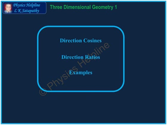3D Geometry Theory 4 | PPT