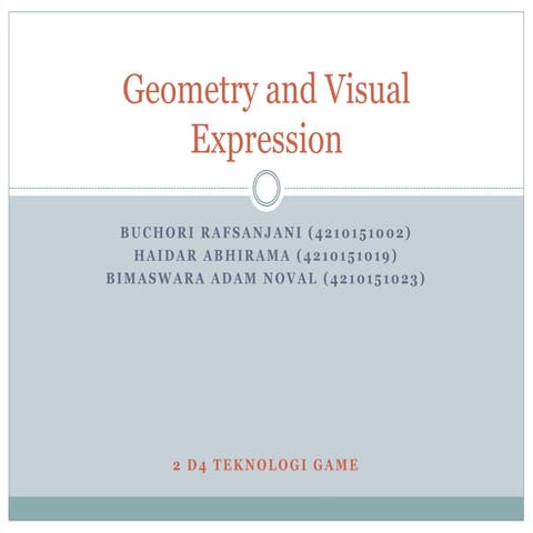 Geometry and visual expression | PPTX