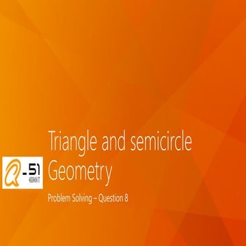 GMAT Geometry - Hard Math Problem | PPT