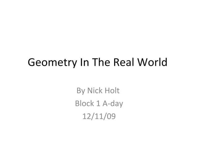 Introduction to Basic Geometry | PDF