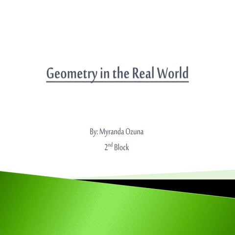 Geometry In The Real World | PPT