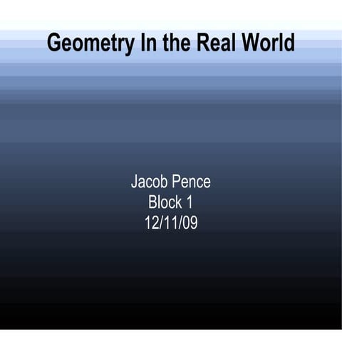 Jacob Pence | ODP | Geography | Science