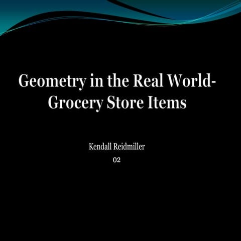 Geometry In The Real World | PPTX