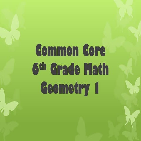 Geometry math task | PPT