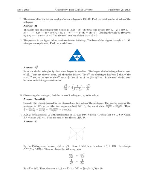 AS LEVEL CIRCULAR MEASURE GEOMETRY EXPLAINED | DOCX