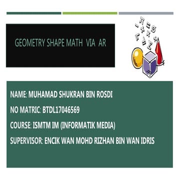 GEOMETRY MATH WITH AR | PPT