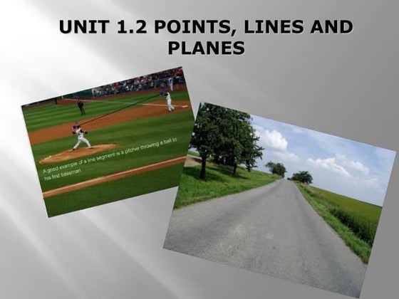 Points, Lines and Planes | PPT