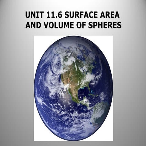 Geometry unit 11.6 | PPT | Geography | Science