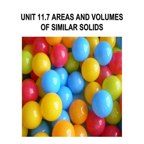 Geometry unit 11.7 | PPT