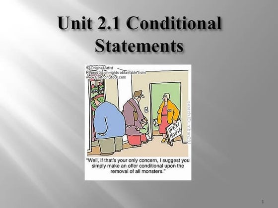 Conditional Statements | If-then Statements | PPT