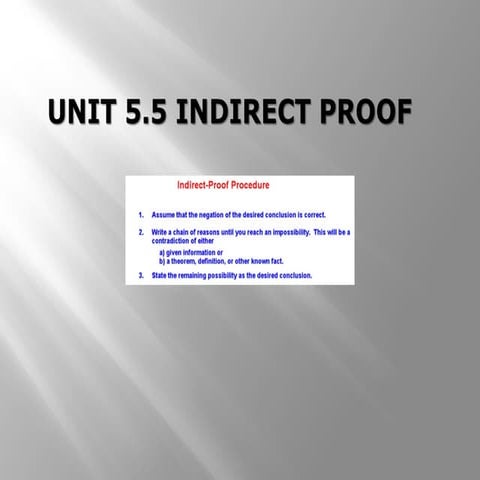 Geometry unit 5.5 | PPT