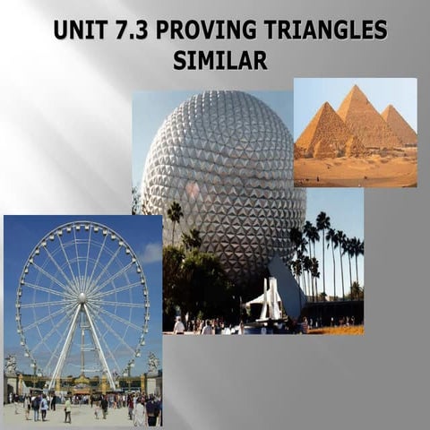 Geometry unit 7.3 | PPT
