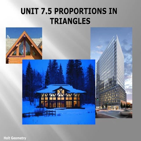 Geometry unit 7.5 | PPT