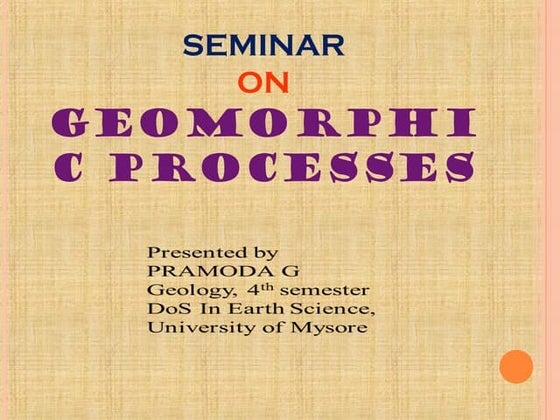 Geochemical cycle and mobility of elements | PPTX