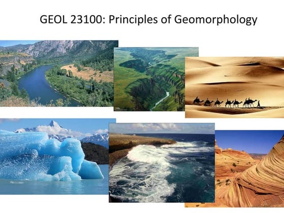Fundamental concepts of geomorphology | PPTX | Geology | Science
