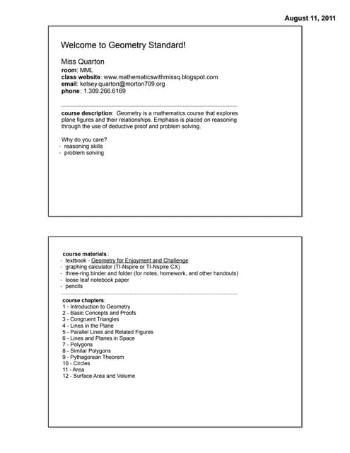 7th grade math outline | PDF