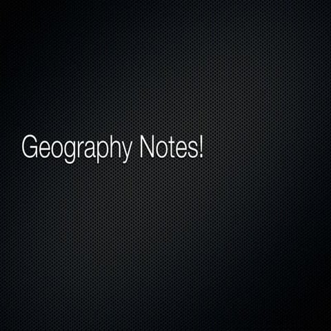 Geo Notes .Key