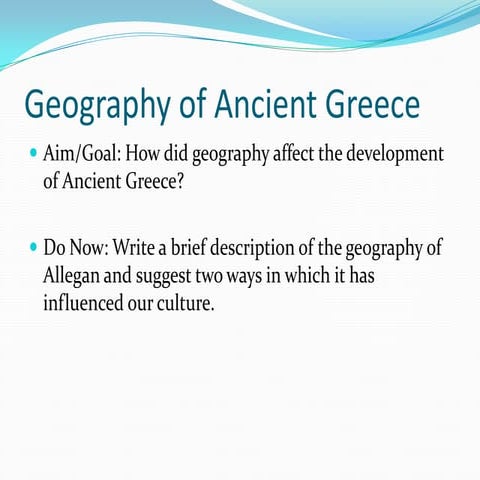 Geo of greece | PPTX | Geography | Science