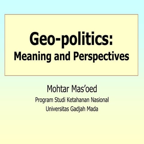 Geopol 01-definition&maps | PPTX