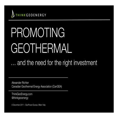 GeoPower Europe, Dec. 6, 2011 | PPT