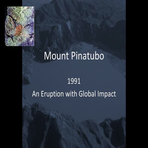Mount pinatubo case study | DOCX