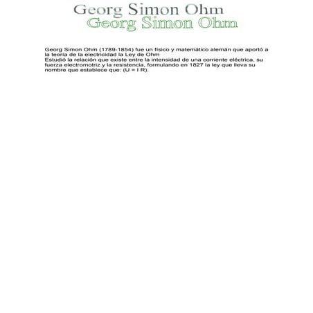 Georg Simon Ohm | PPTX