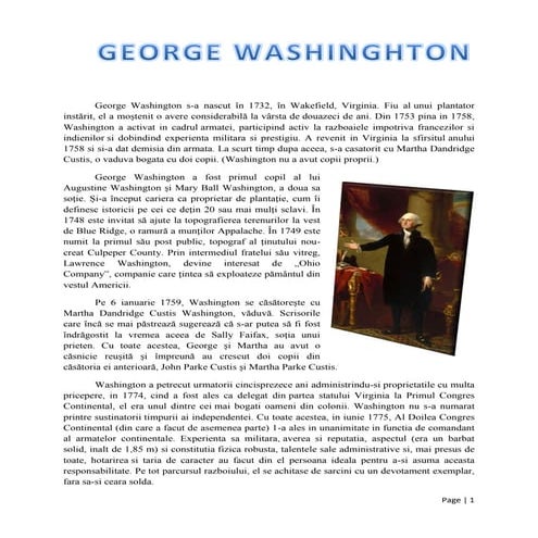 George washington-s | PDF