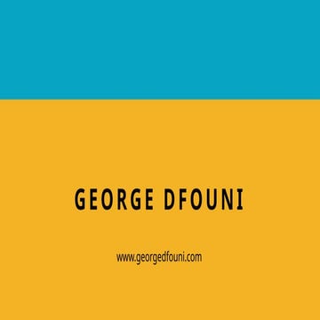 George Dfouni Reveals the Secrets to Hospitality Success | PPTX