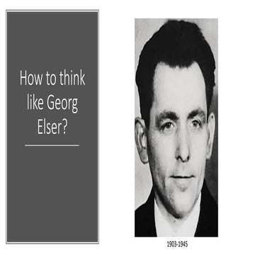 George elser | PDF