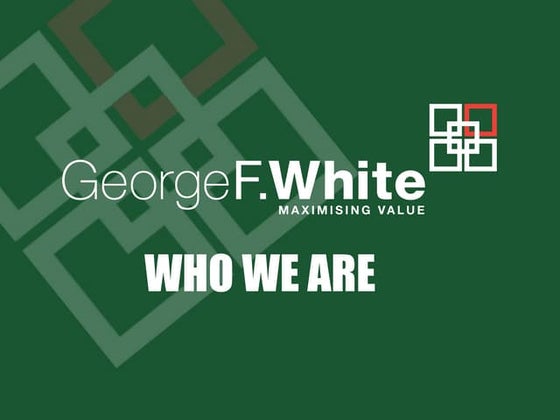 George F White presentations