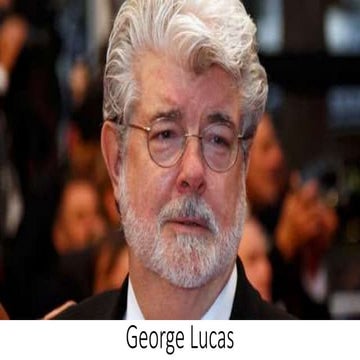 George lucas | PPTX | Movies | Entertainment
