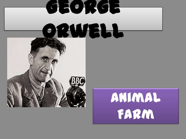 Animal Farm Powerpoint | PPT