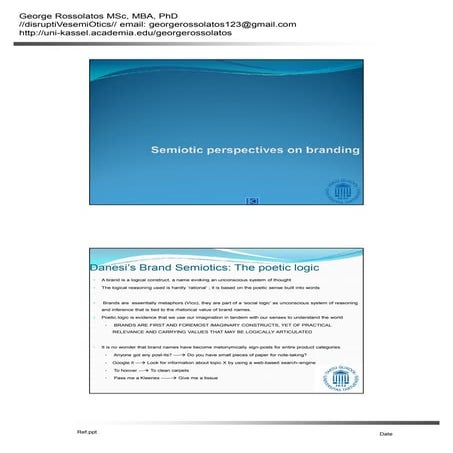 George rossolatos links multimodality social semiotics advertising ...