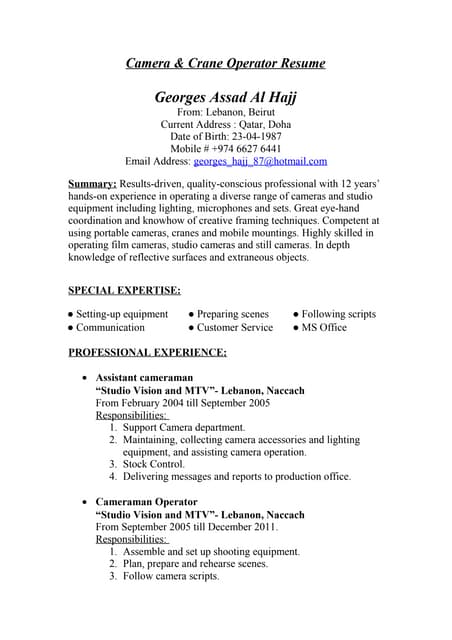 Georges El Hajj presentations