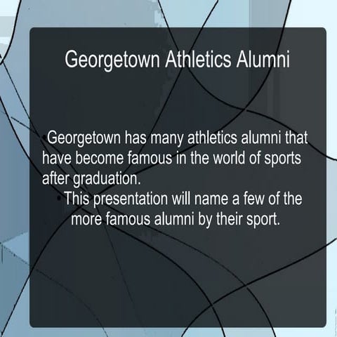 Georgetown alum | ODP